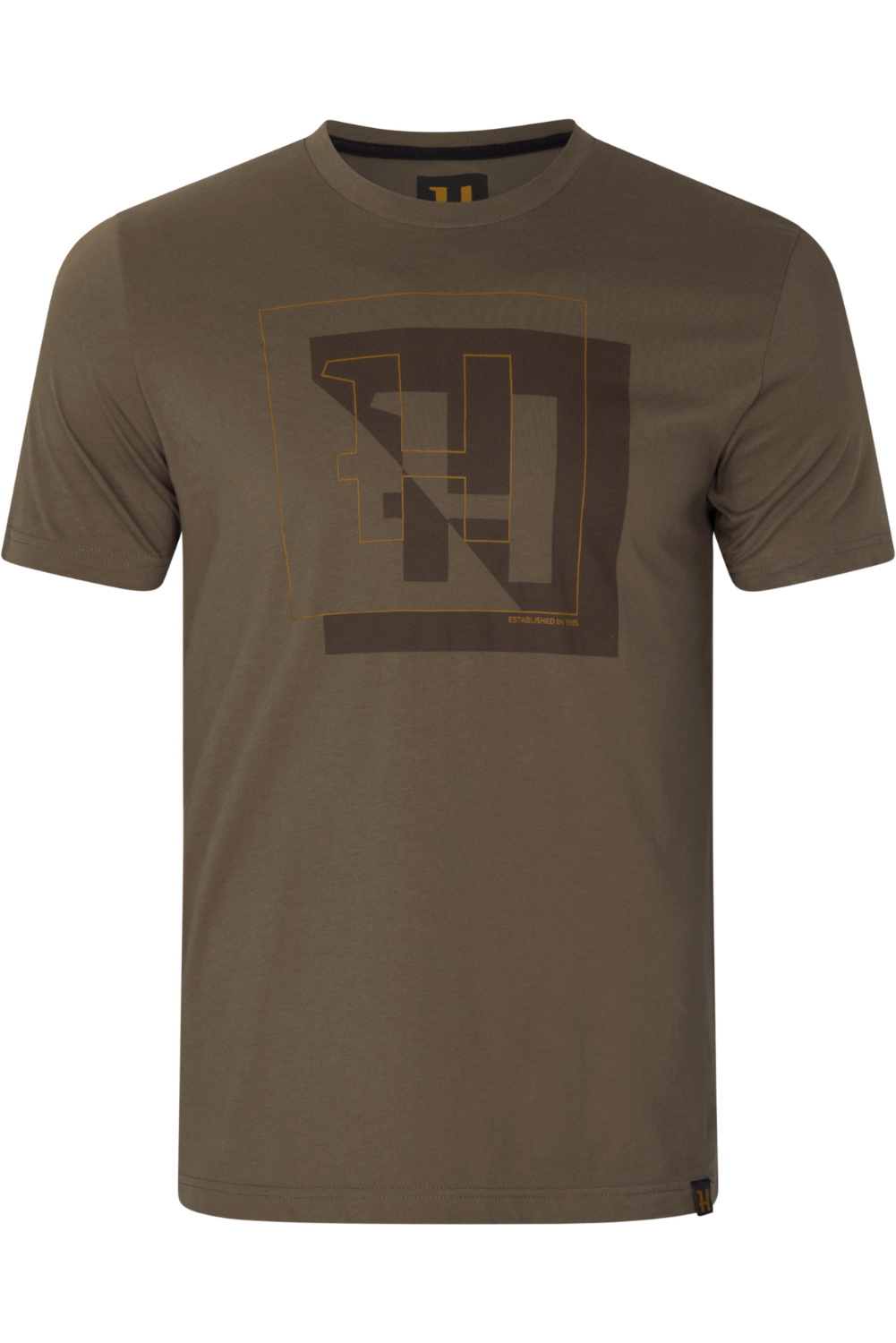 2025 Harkila H-Logo Short Sleeve T-Shirt 102961033 - Major Brown ...