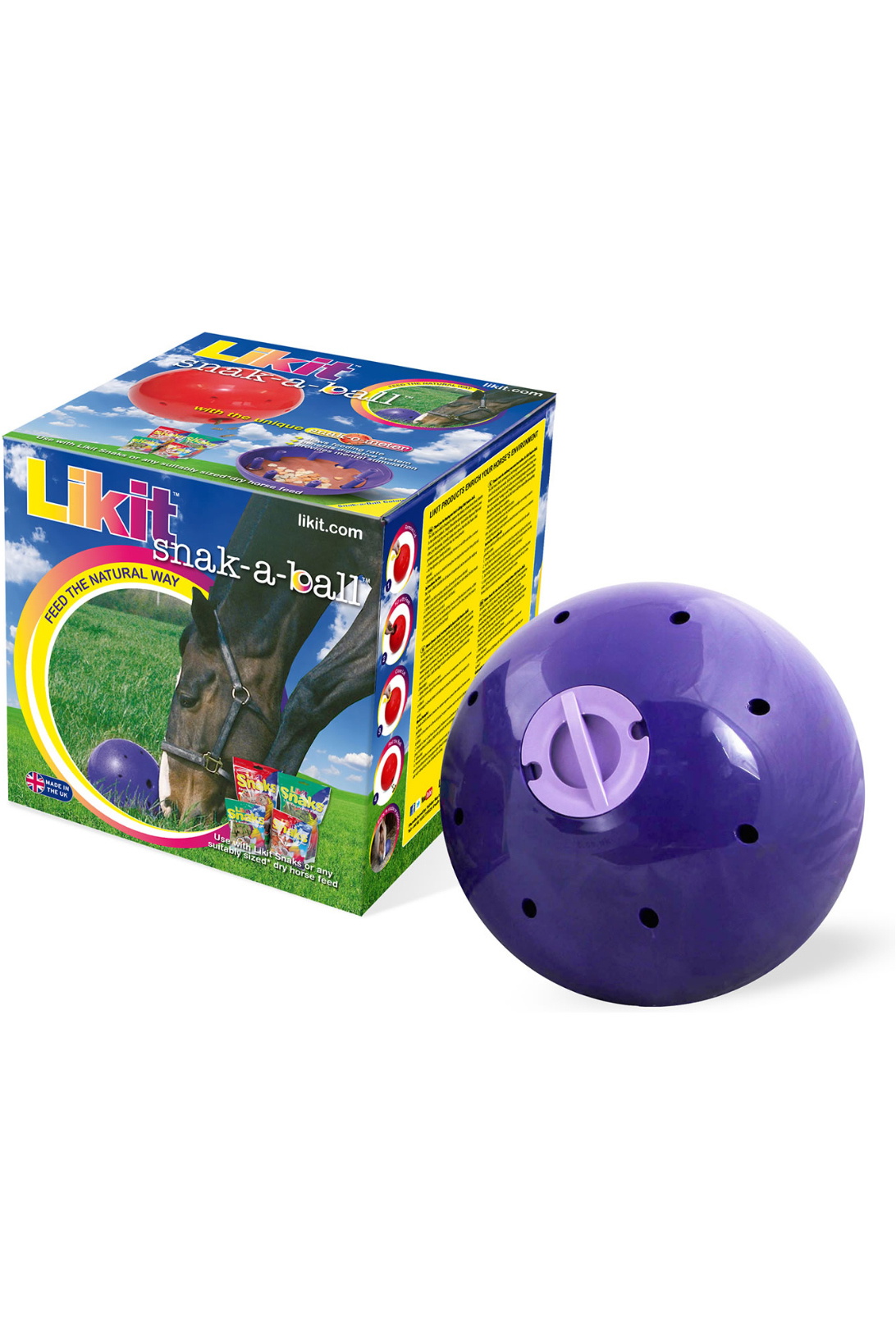 2025 Likit Snak-A-Ball LIK0081 - Purple - Horse - Gifts & Treats ...