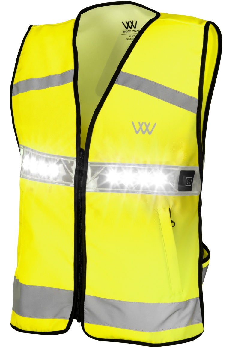 2025 Woof Wear LED Hi Vis Riding Vest WA0036-VZYE - Hi Viz - Safety ...