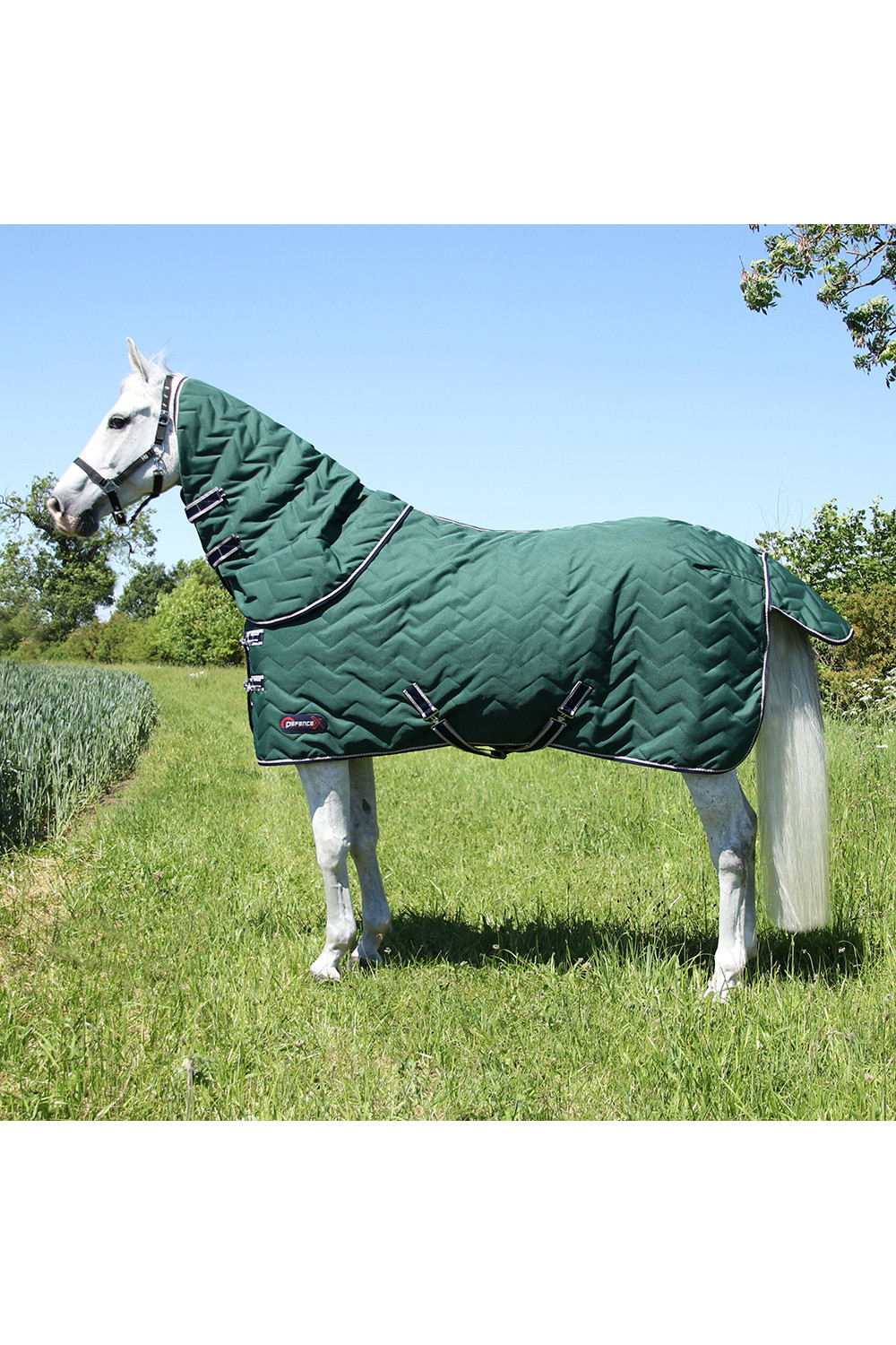 2022 Hy Equestrian DefenceX 100 Stable Rug W / Detachable Neck Cover ...