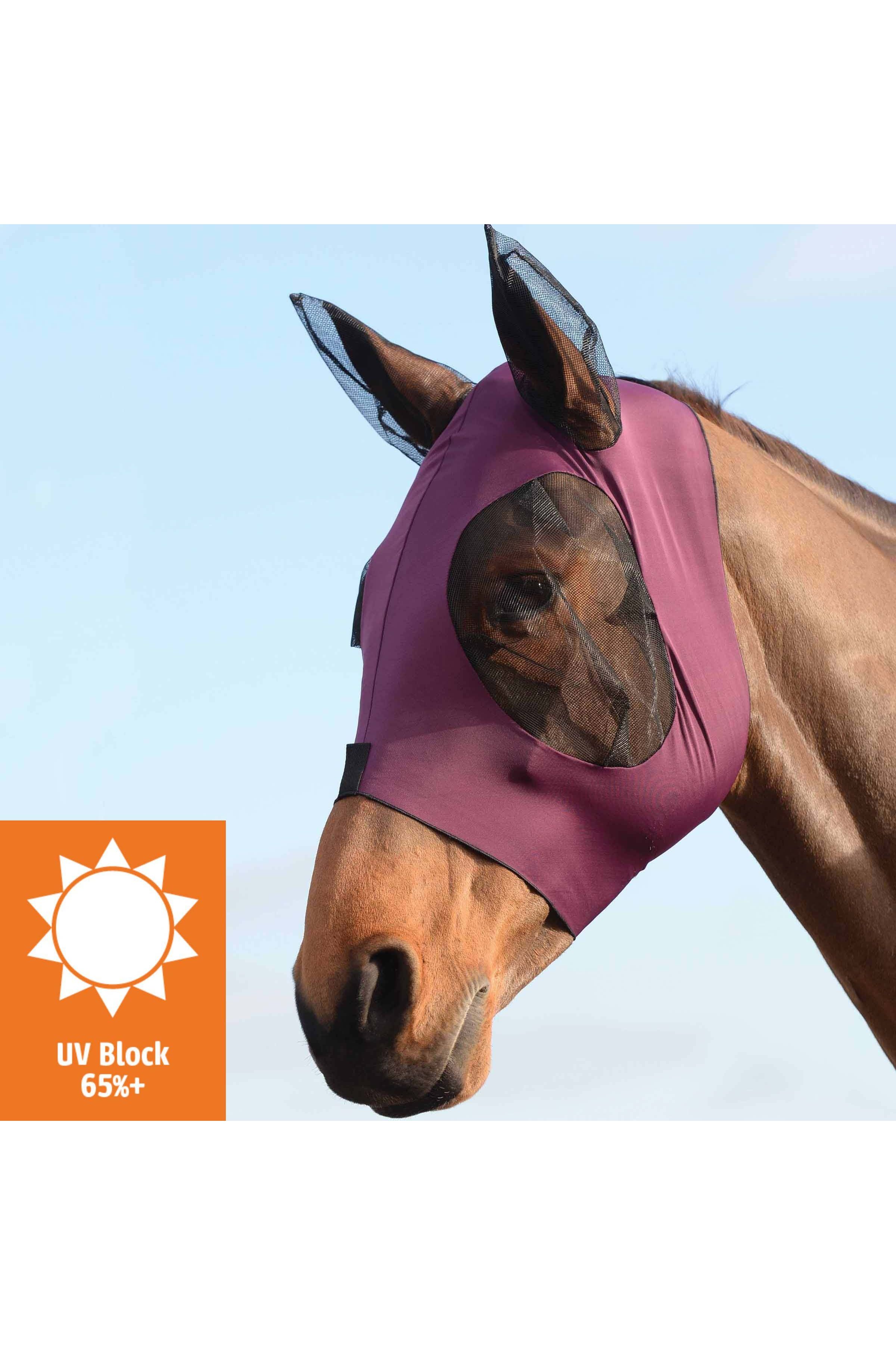 Weatherbeeta Deluxe Stretch Bug Eye Saver With Ears 1009573023 - Purple ...