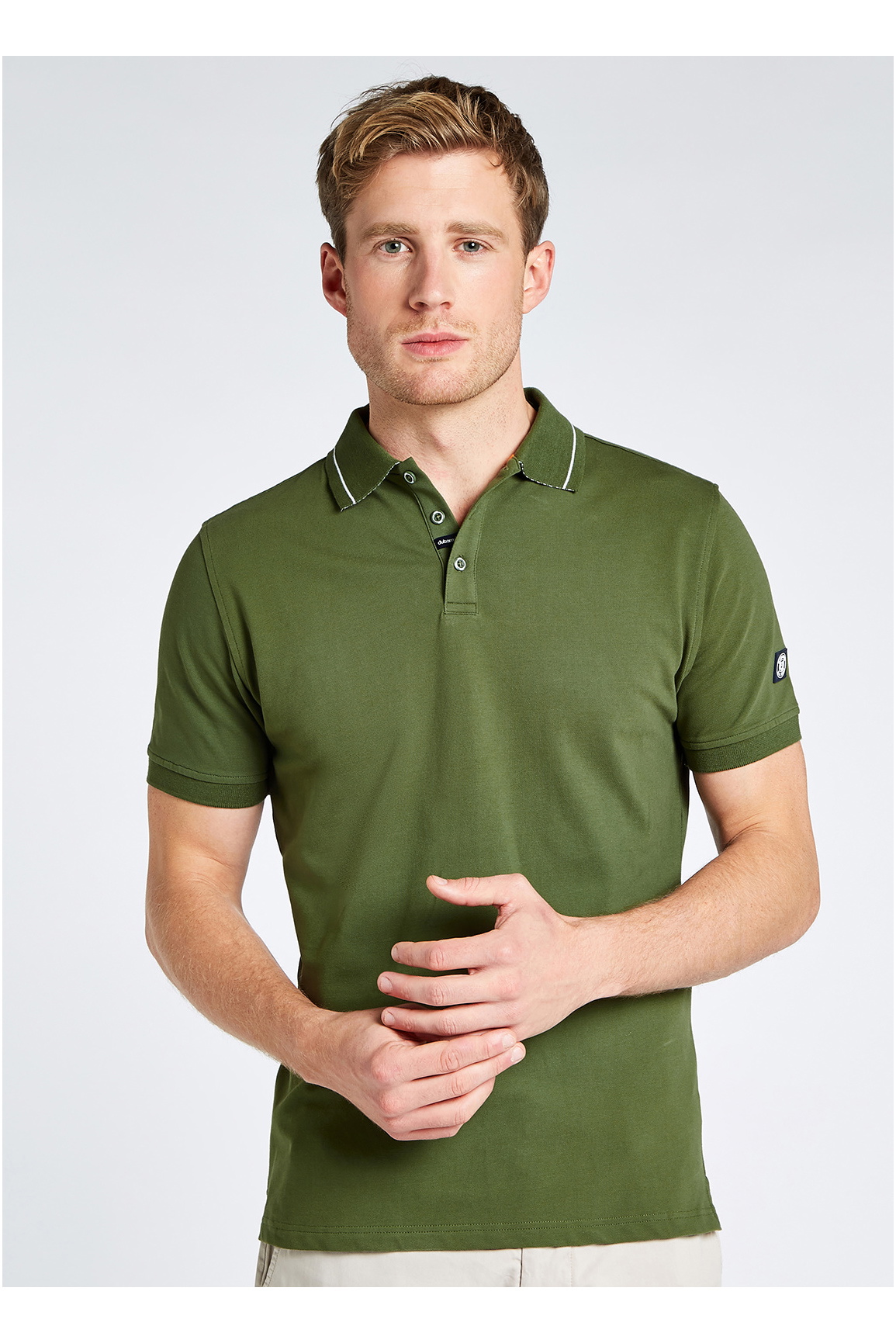 Dubarry Mens Loftus Polo Top 4325 - Pesto - Mens - Equestrian Clothing ...