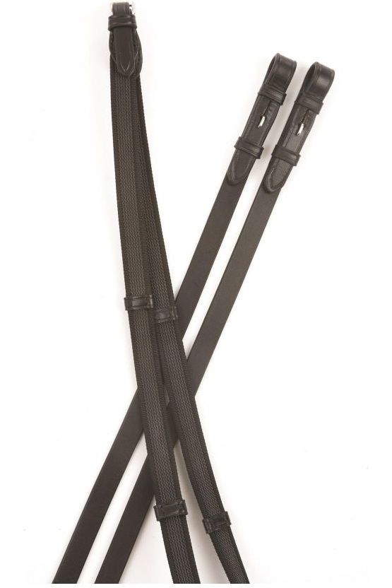 Collegiate Suregrip Reins IV 8119 - Black - Horse - Saddlery - Reins ...