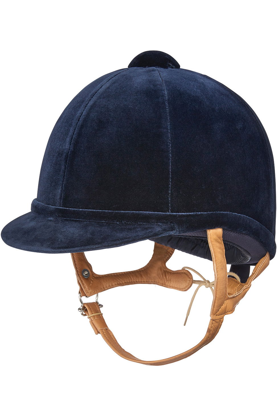 Charles Owen Fian Riding Hat - Navy & Flesh Harness | The Drillshed