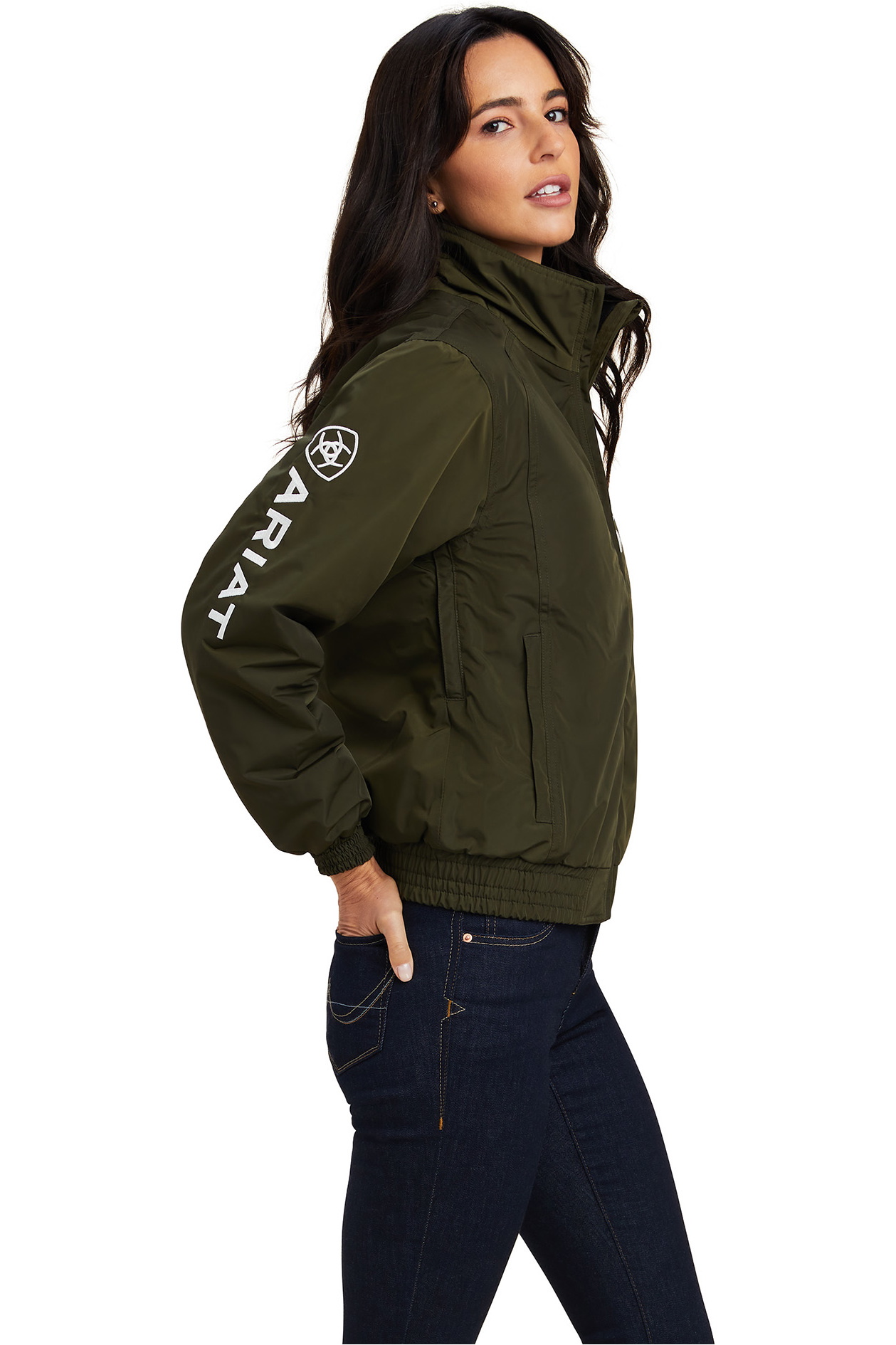 2022 Ariat Womens Stable Insulated Jacket 10041267 - Forest Mist ...