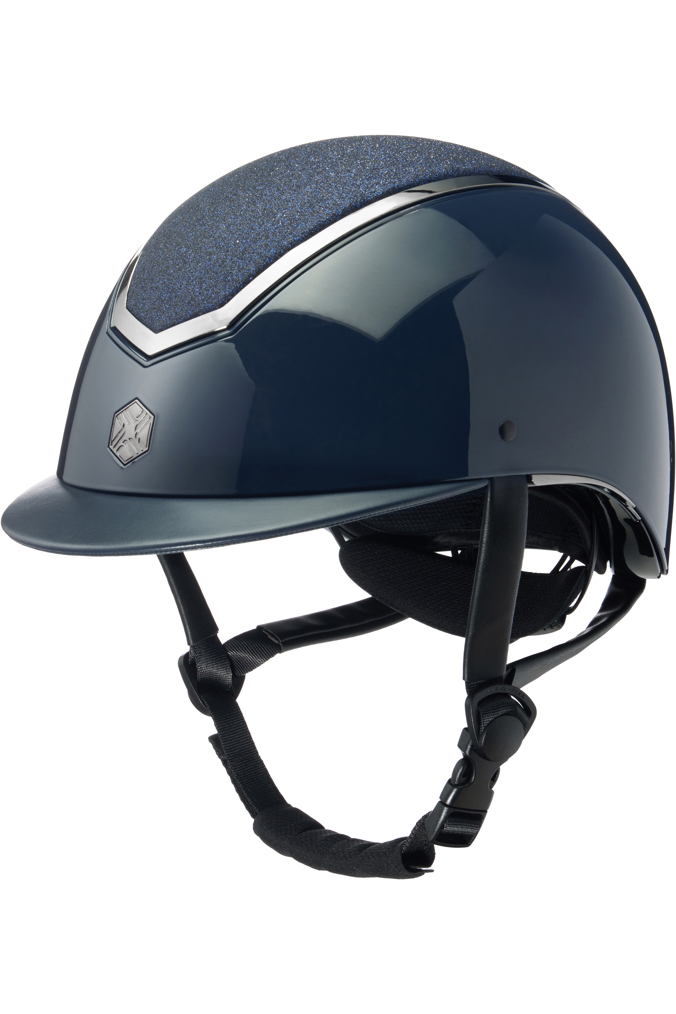 Charles Owen Kylo Standard Peak Riding Helmet KYLOC - Navy Gloss ...