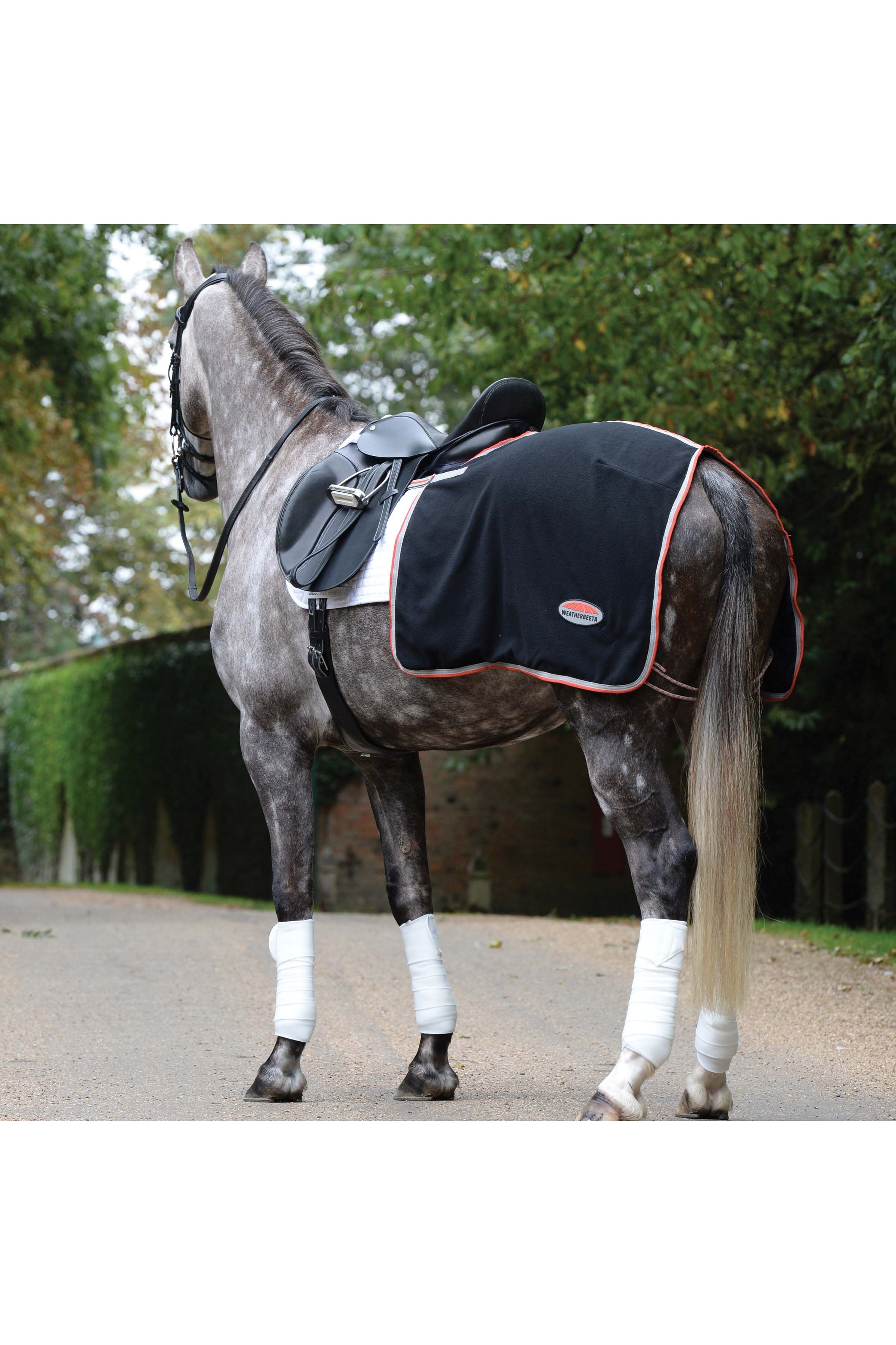 Weatherbeeta Therapy-Tec Fleece Quarter Exercise Sheet 1001611 - Black ...