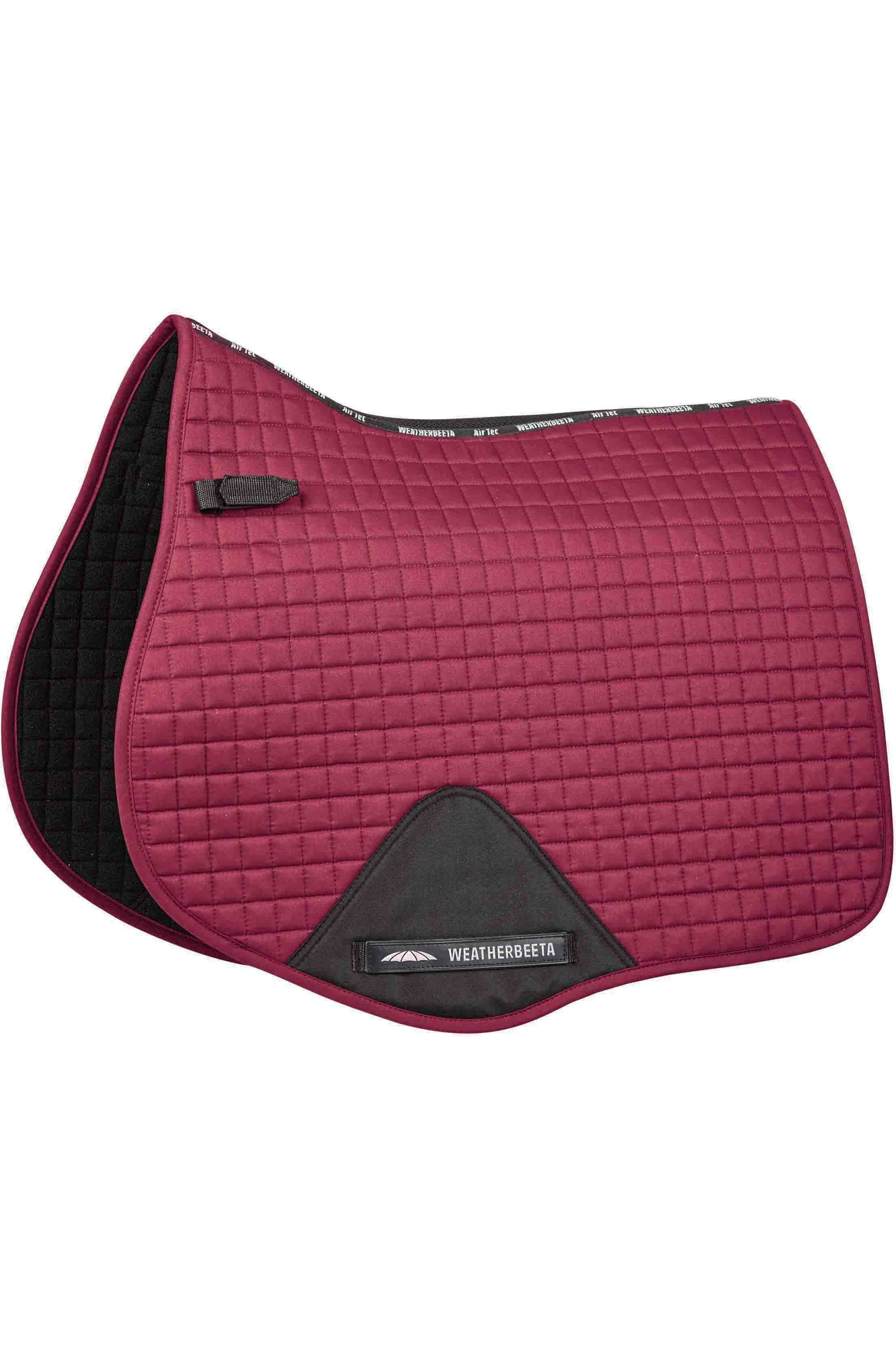 Weatherbeeta Prime All Purpose Saddle Pad 1000746 - Maroon - Horse ...