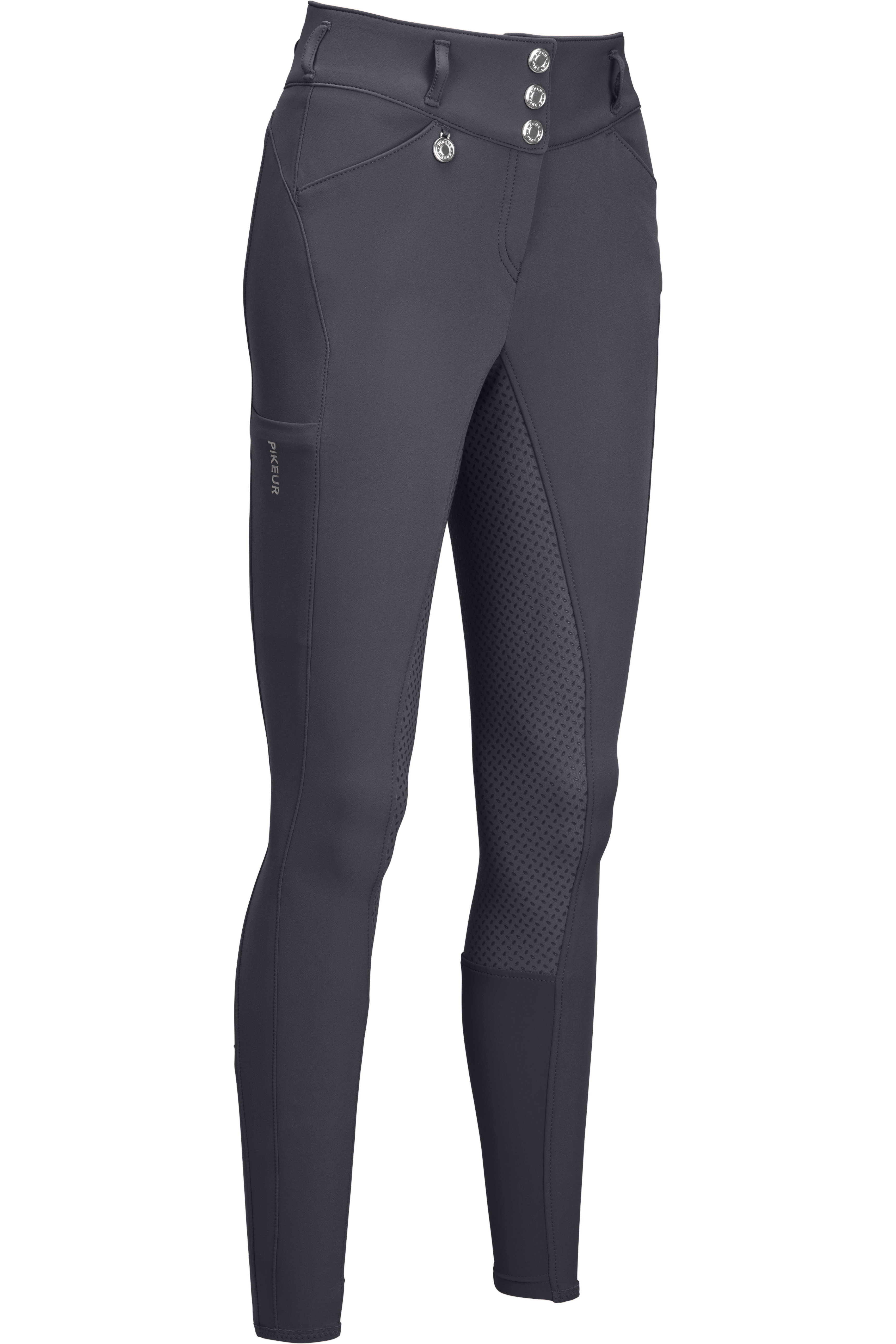 Pikeur Womens Briosa Full Grip Riding Breeches 144306 - Dark Shadow ...