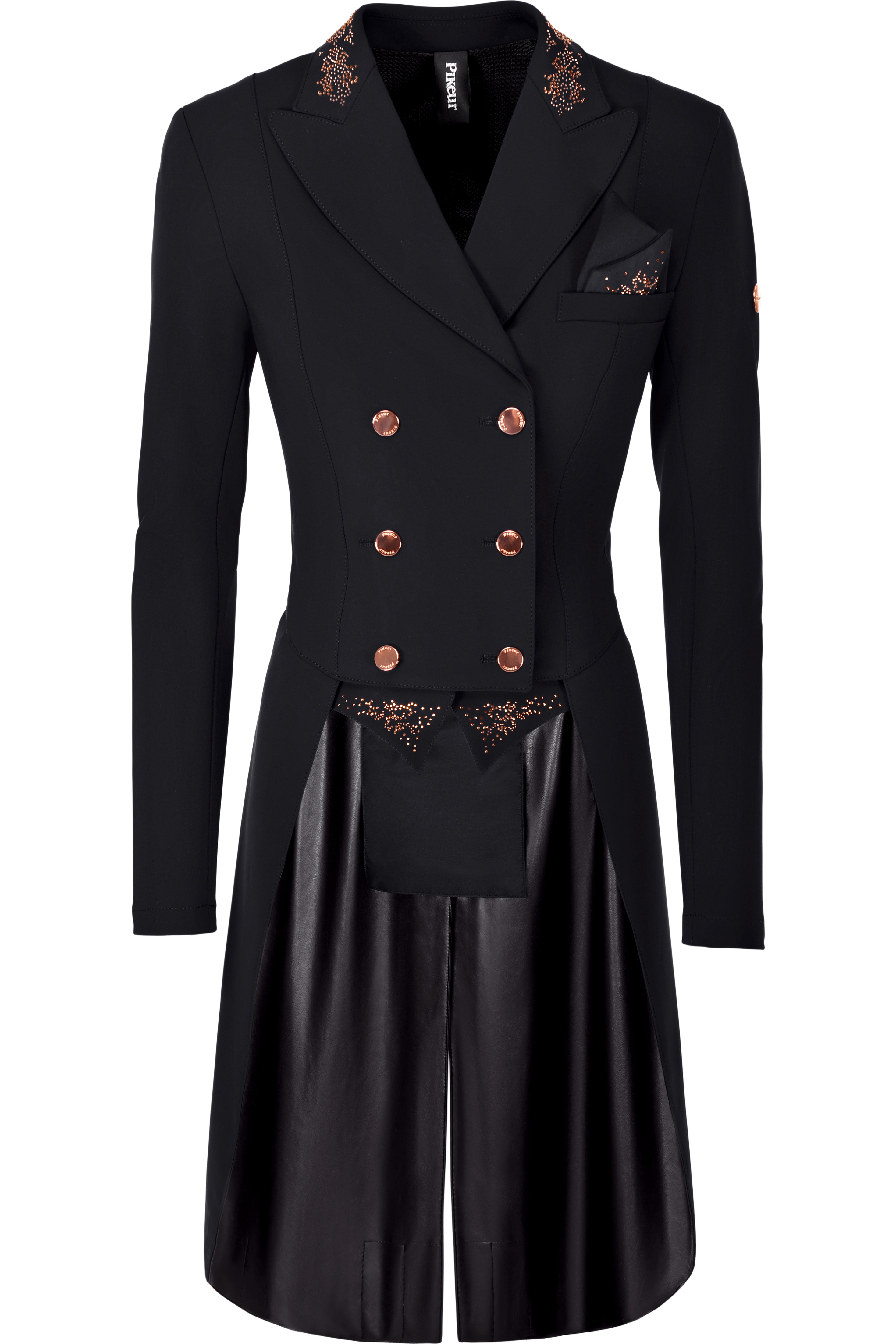 Pikeur Womens Lilien Pure Rose Show Jacket - Black / Rose Gold - 154730 ...